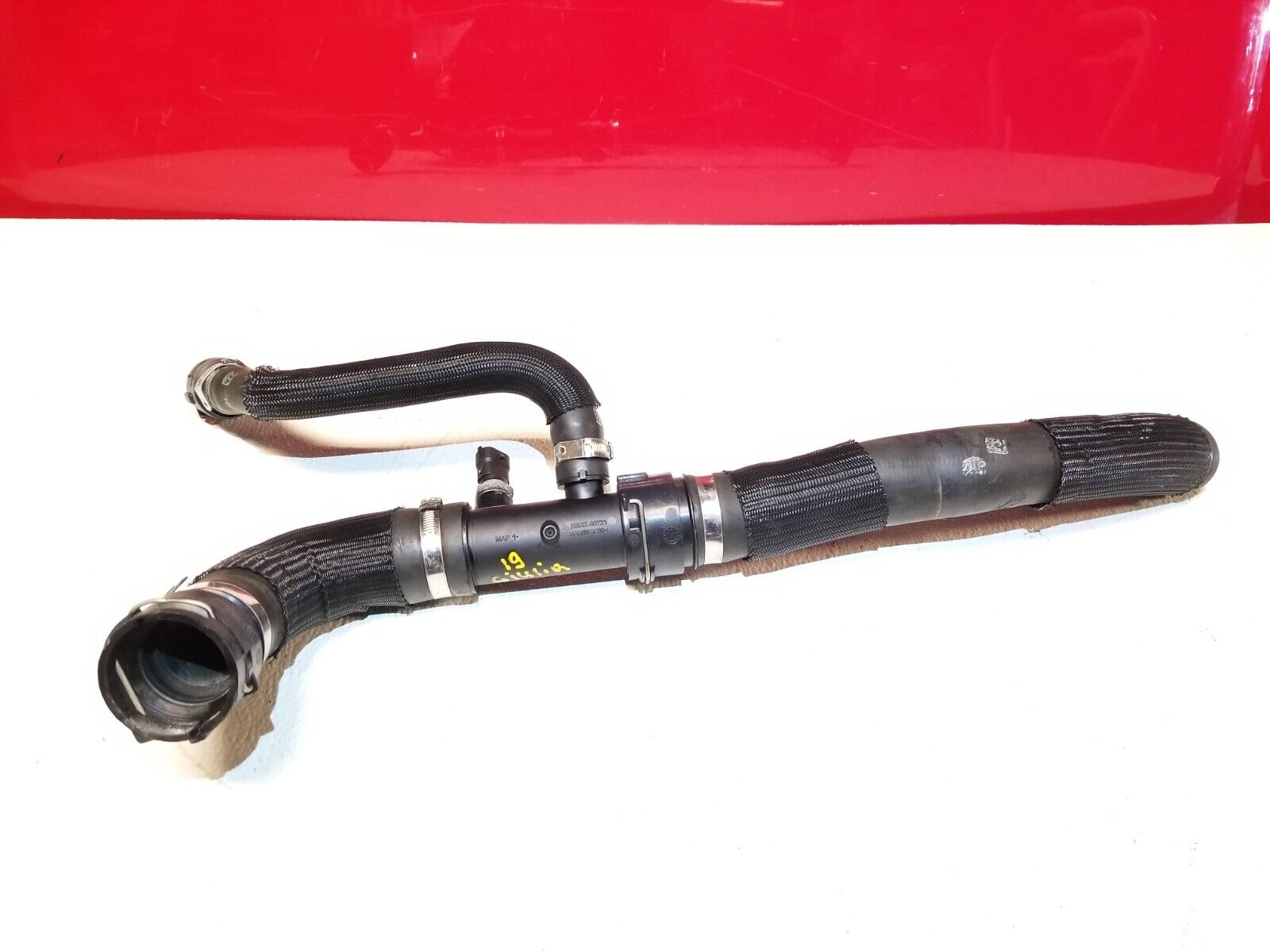 17 18 19 Alfa Romeo Giulia 2.0l Engine Coolant Hose Pipe W/ Sensor OEM ...